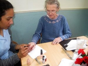 A pamper session | Birchfield Care Home