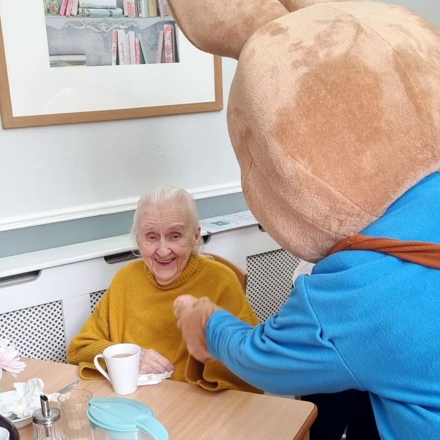A Visit from Peter Rabbit | Birchfield Care Home